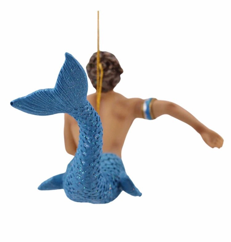 Treasure Trail Merman Christmas Ornament | Treasure Chest | Adult Fun
