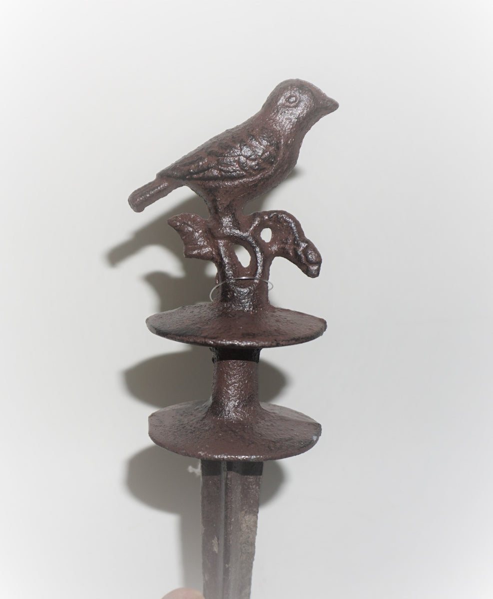 Cast Iron Hose Guide Heavy Duty Decorative Guide with Bird